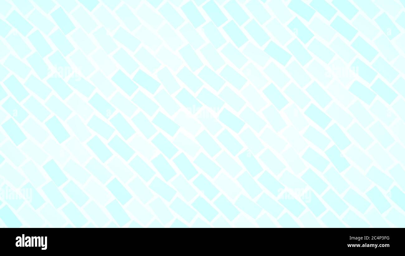 Abstract background of diagonally arranged rectangles in light blue ...