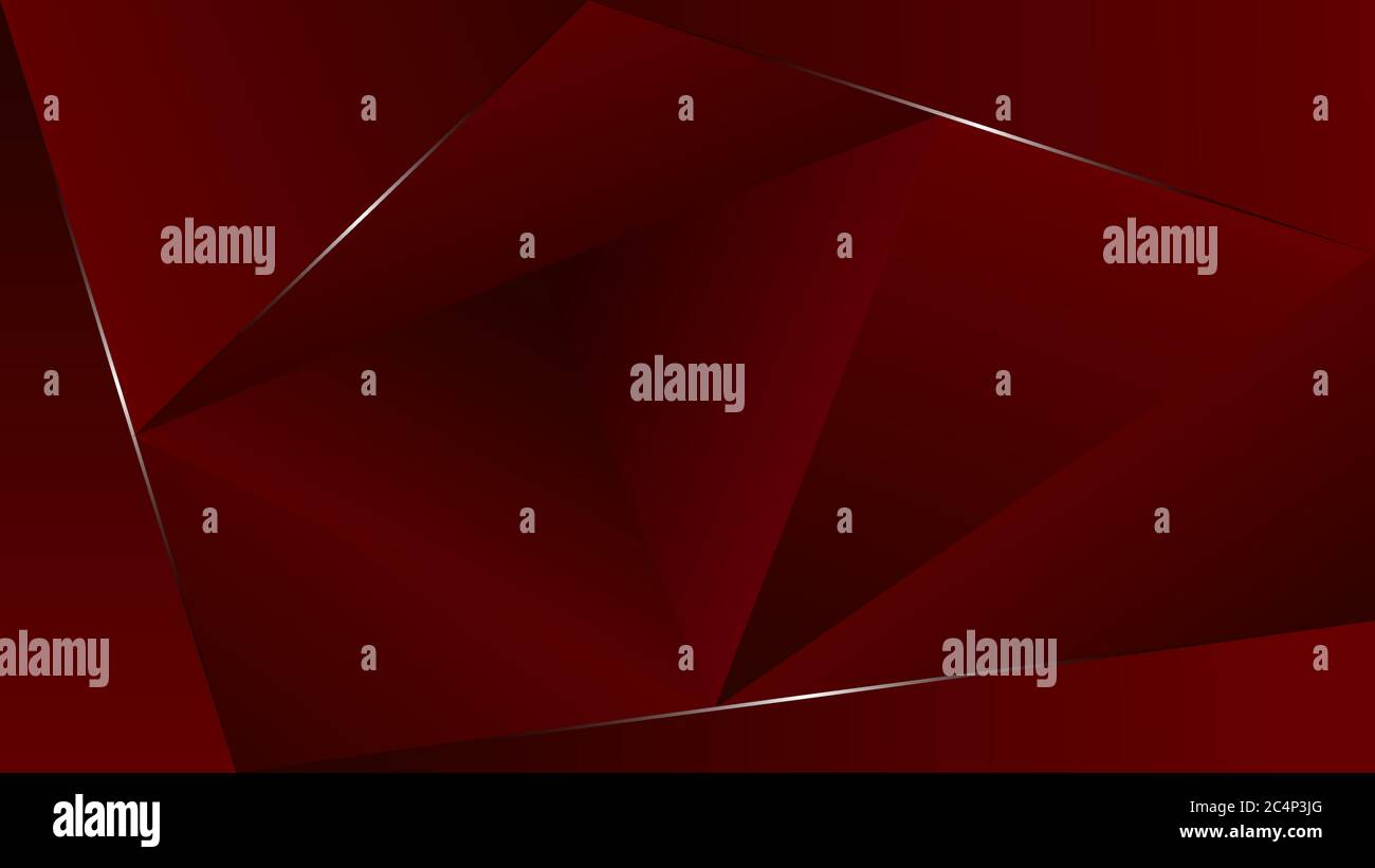 Background from triangles with gradient red fill. The background is ...