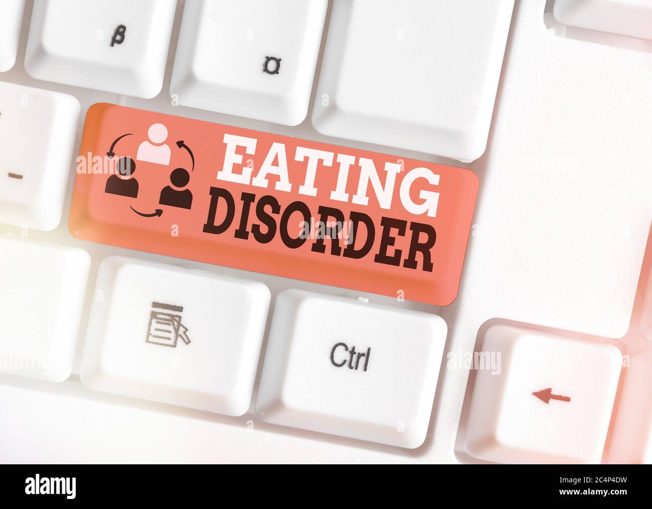 Handwriting text writing Eating Disorder. Conceptual photo illnesses or ...