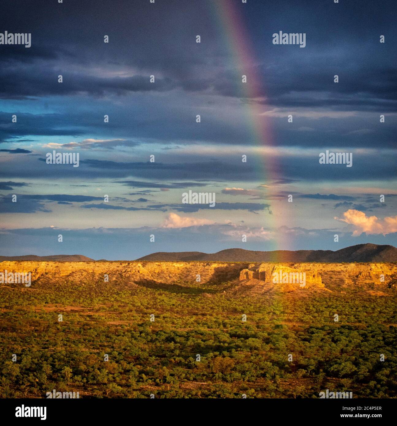 Rainbow over the valley hi-res stock photography and images - Alamy