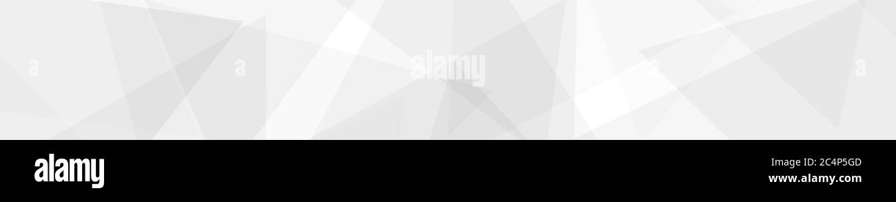 Abstract banner of translucent triangles in white colors Stock Vector ...