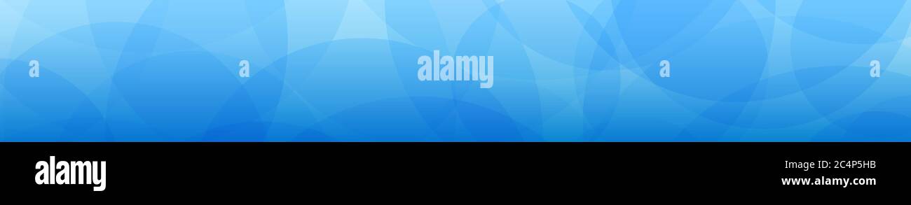 Abstract banner of translucent circles in light blue colors Stock ...