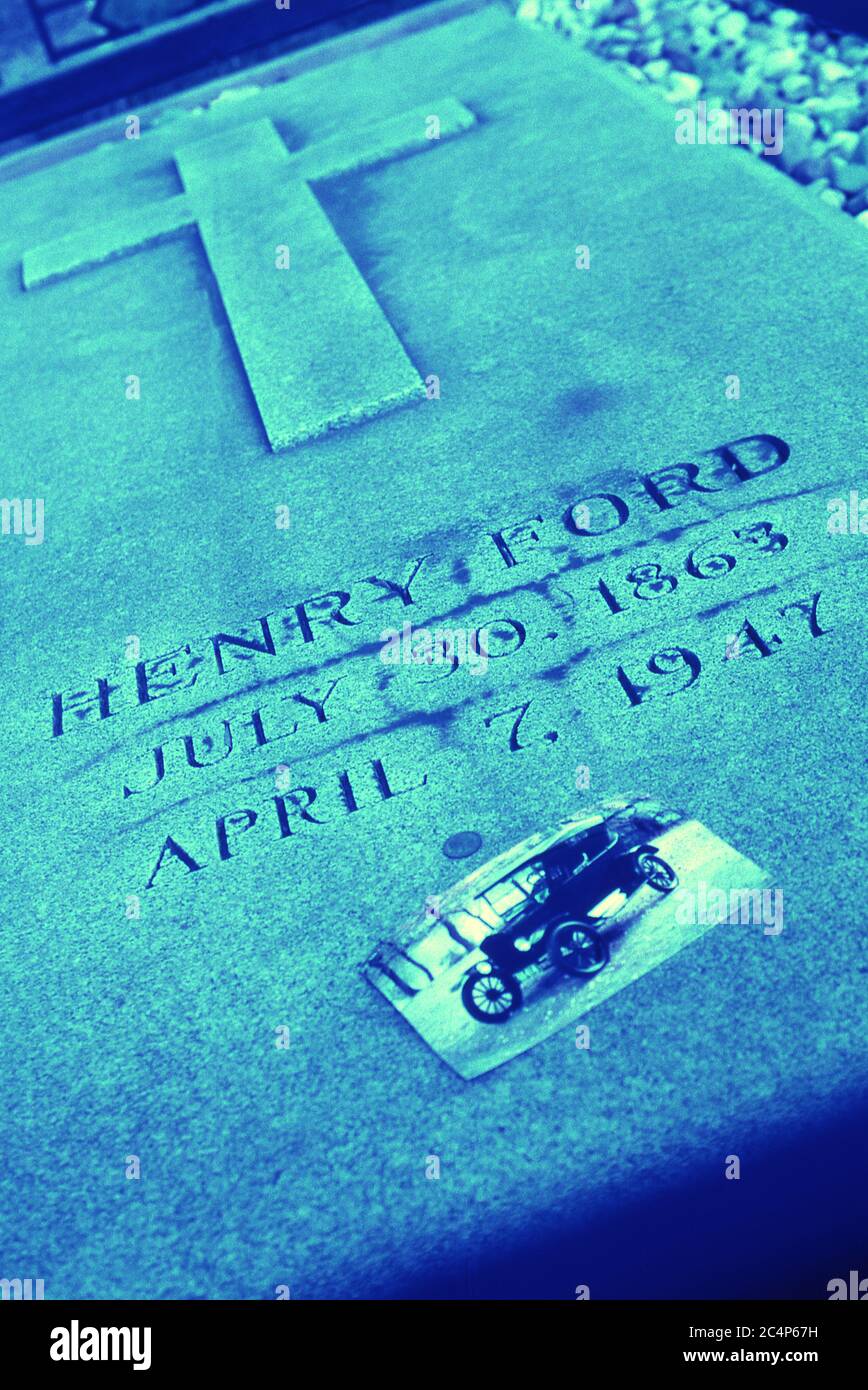 Last resting place of henry ford hi-res stock photography and images ...