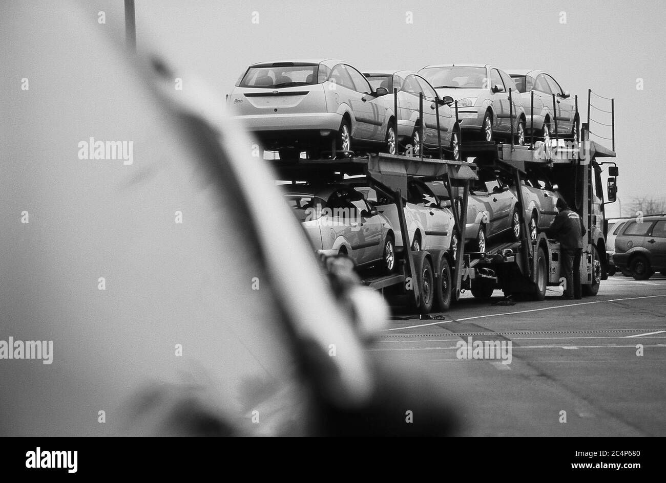 Ford Focus production at Ford factory in Cologne Germany 2000 Stock ...