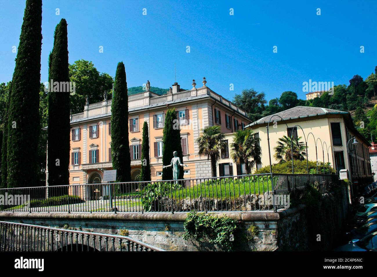 Como, Lombardy, Italy. Villa Gallia is located in Como in Via Borgovico ...