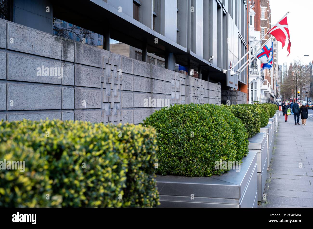 The Royal Danish Embassy, 55 Sloane St, Knightsbridge, London SW1X 9SR ...