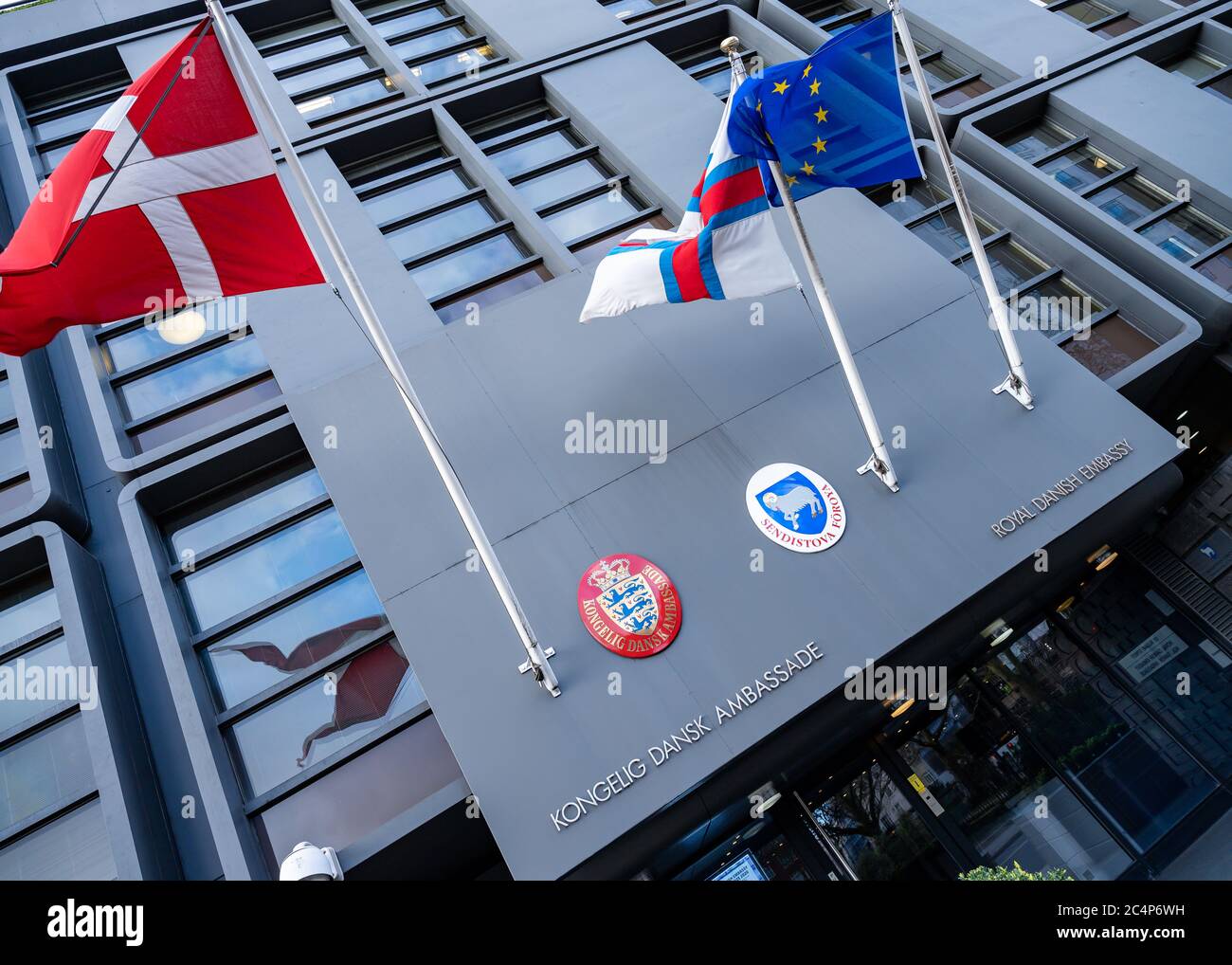 The Royal Danish Embassy, 55 Sloane St, Knightsbridge, London SW1X 9SR ...