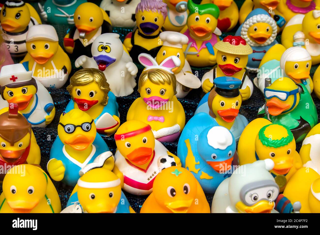 Lauf an der Pegnitz, Bavaria, GERMANY: Collection of various rubber ...