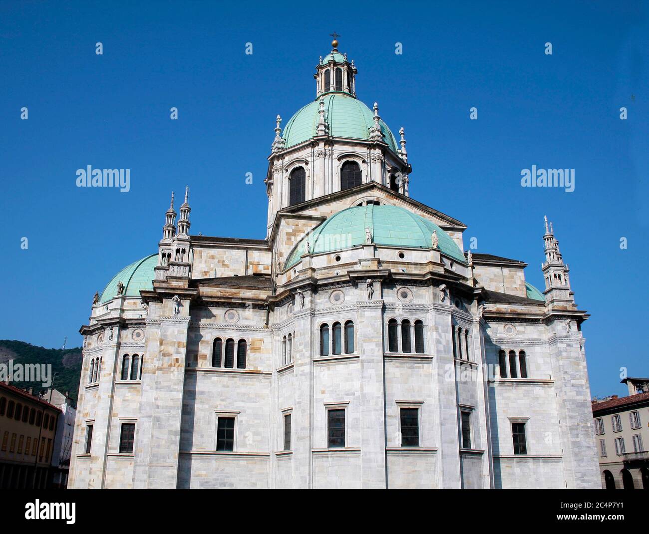 Como, Lombardy, Italy. The Cathedral of Santa Maria Assunta. Late ...