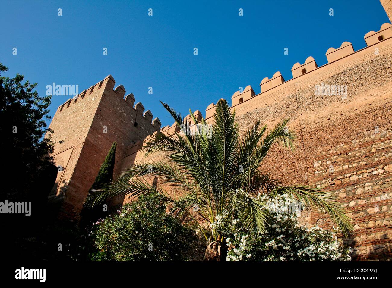 Almería, Andalusia, Spain, Europe.. The arab fortified citadel of the ...