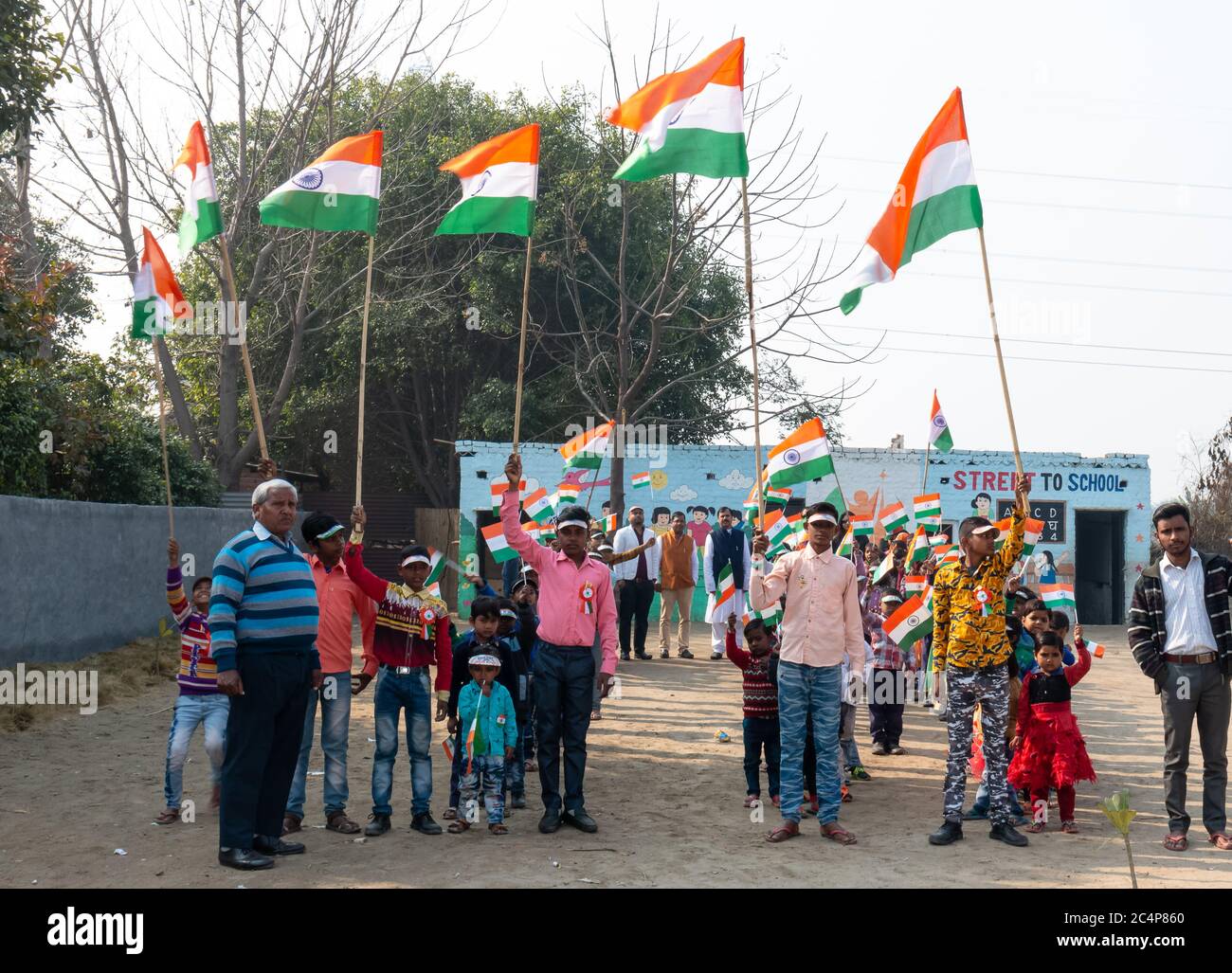 NOIDA, UTTAR PRADESH / INDIA - JANUARY 2020: Young Indian students from ...