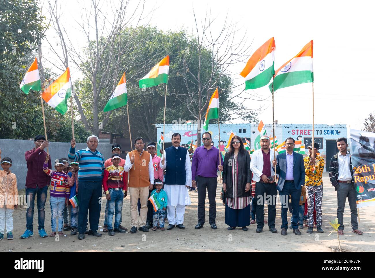 NOIDA, UTTAR PRADESH / INDIA - JANUARY 2020: Young Indian students from ...