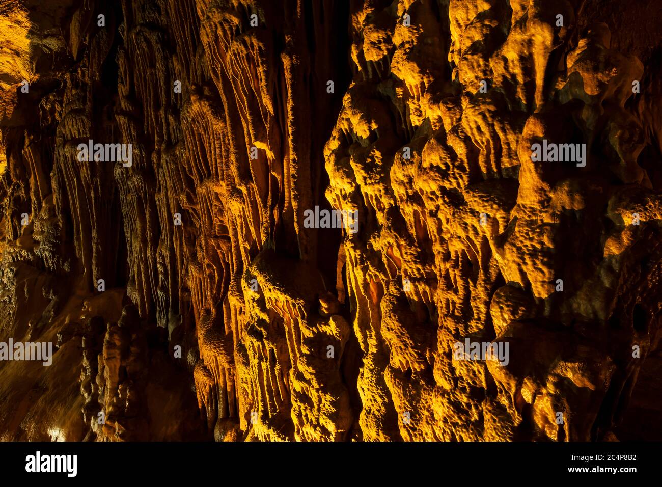 Cave formations. Ballica Cave. Tokat Turkey. The Ballica Cave ...