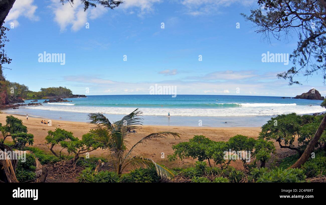 Hamoa Beach, Maui, Hawaii, USA Stock Photo - Alamy