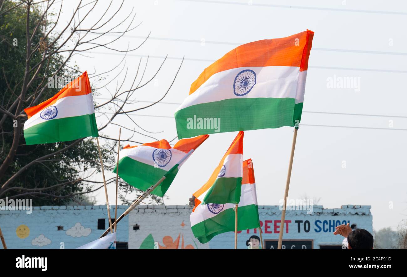 NOIDA, UTTAR PRADESH / INDIA - JANUARY 2020: Young Indian students from ...