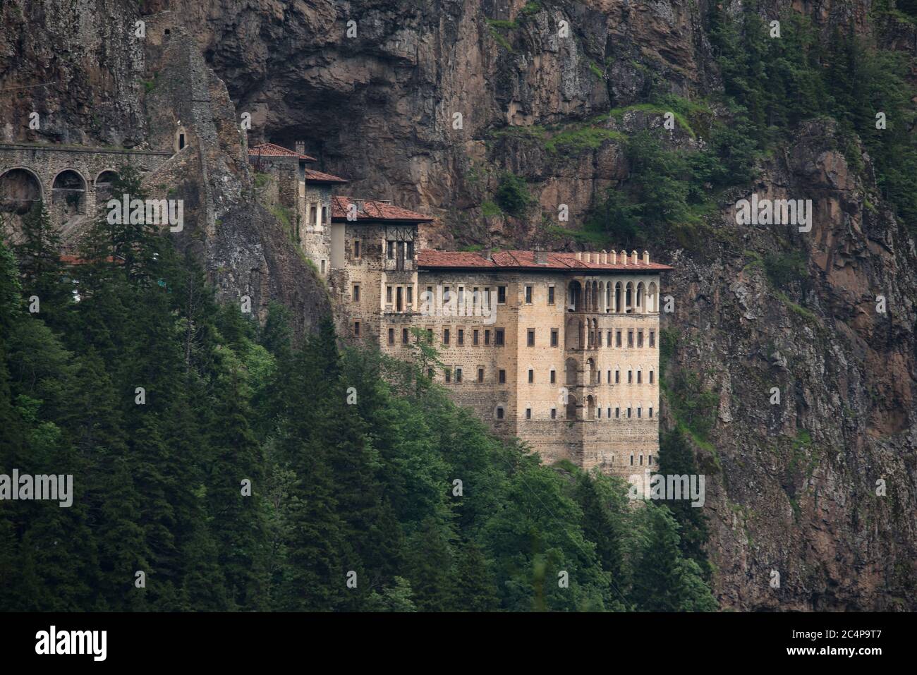 Overall view of the Sumela Monastery in Trabzon, Turkey Stock Photo - Alamy