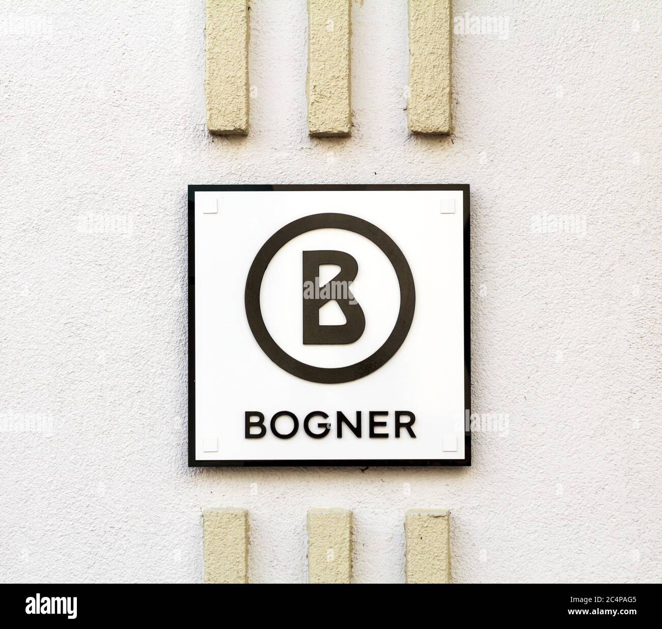 Bogner logo hi-res stock photography and images - Alamy