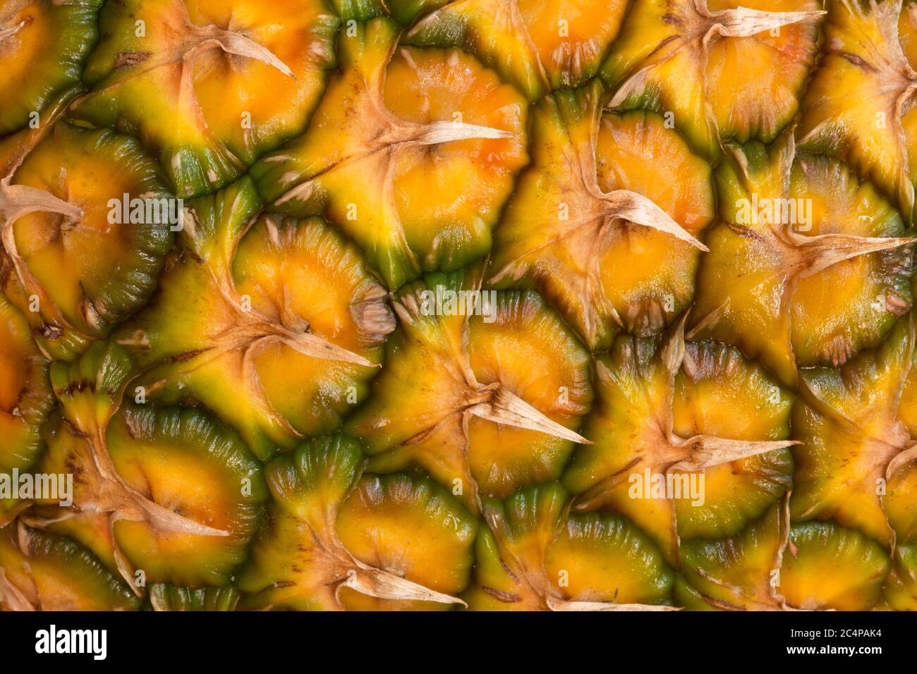 Pineapple texture texture close up Stock Photo - Alamy