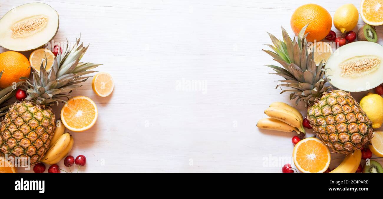 Tropical food background hi-res stock photography and images - Alamy