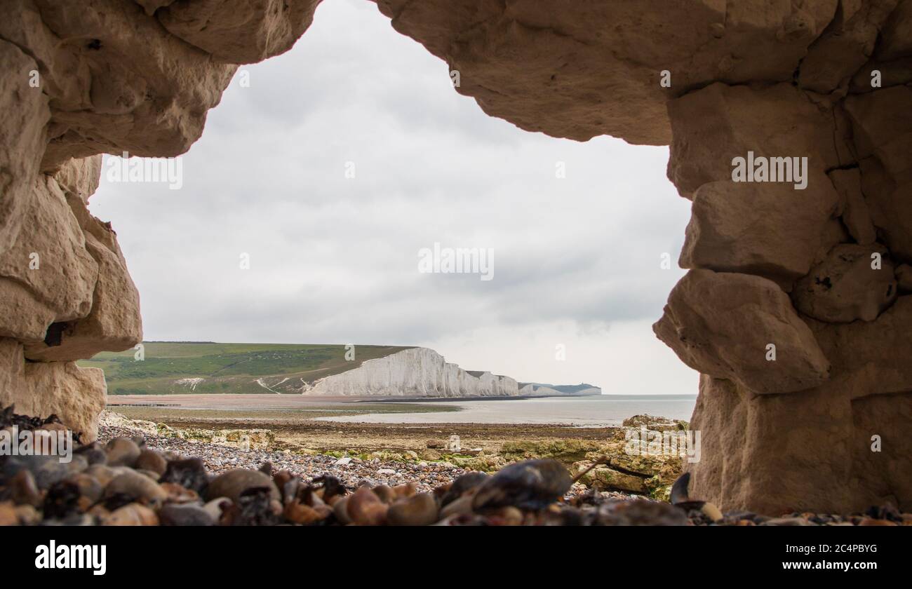 Seven Sisters Cliffs, Cuckmere, East Sussex Stock Photo - Alamy