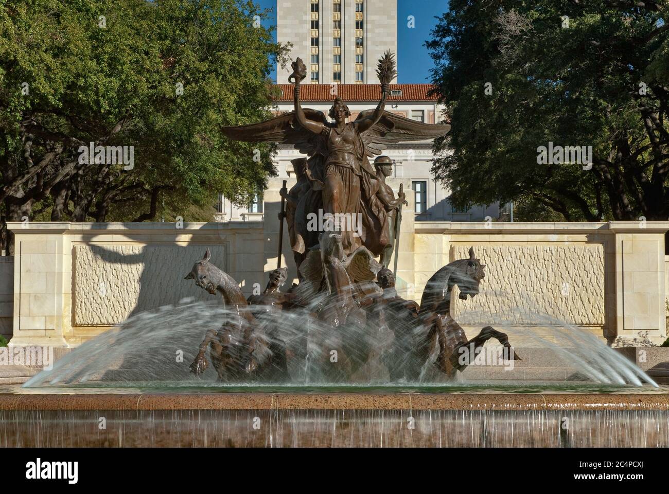 Littlefield Fountain, World War I memorial sculpture, by Italian-born ...