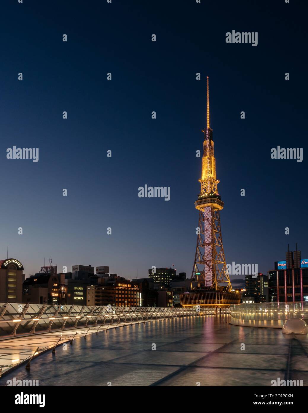 Nagoya, Aichi, Japan - Nagoya TV Tower, the oldest TV tower in Japan ...