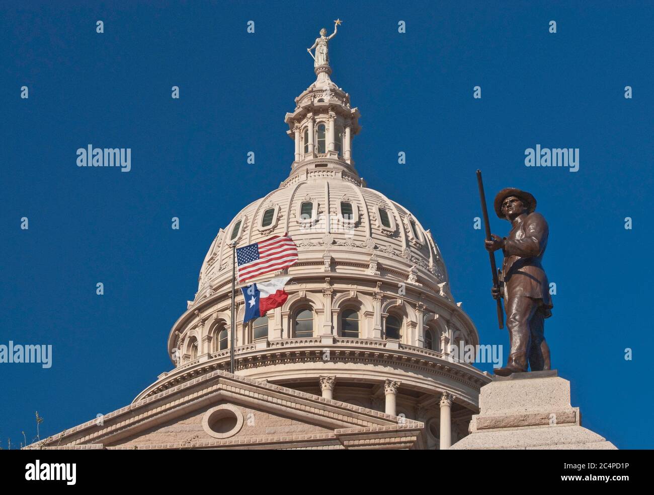 Alamo Memorial and State Capitol in Austin, Texas, USA Stock Photo - Alamy