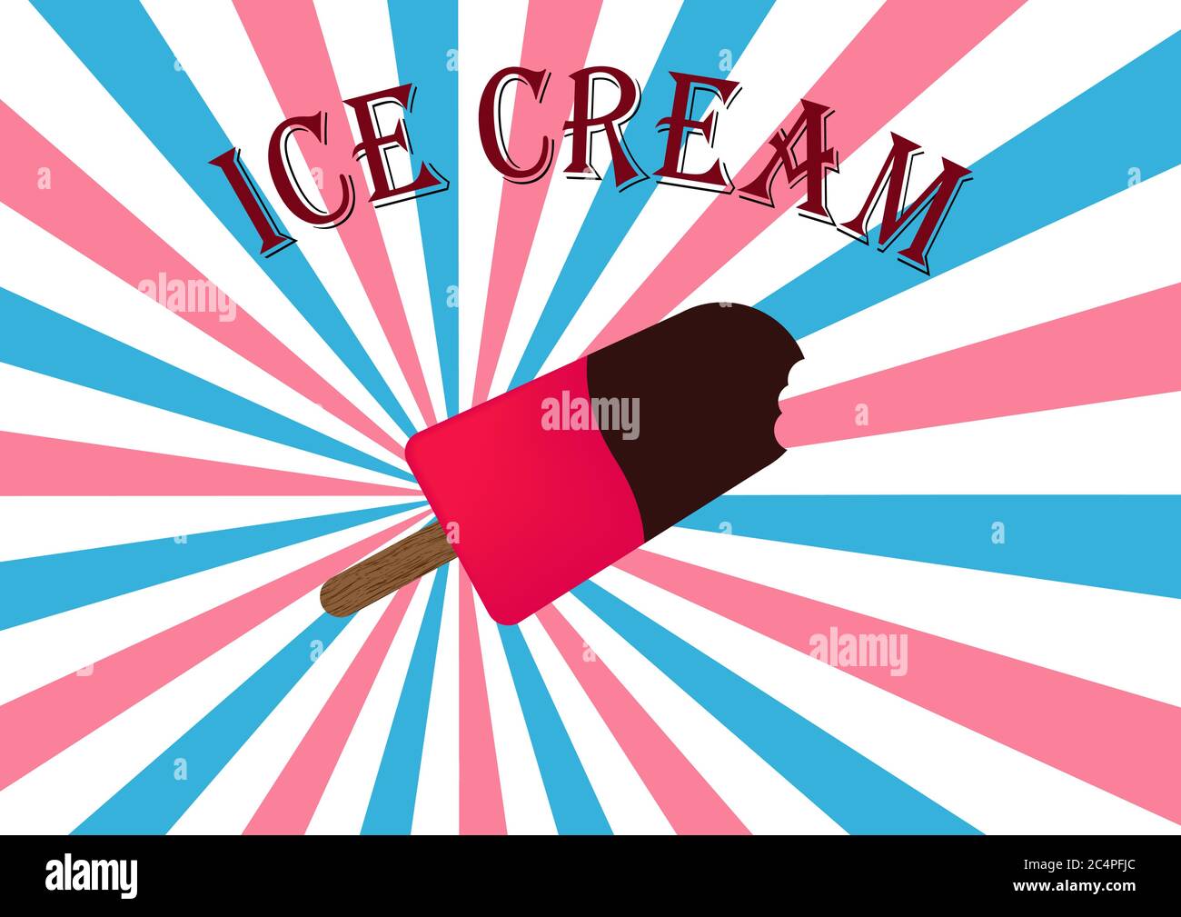 Ice cream vector pattern logo design color Stock Vector Image & Art - Alamy