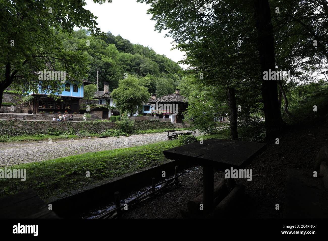 House in the Ethnographic Open-Air Museum "Etar", in the eponymous ...