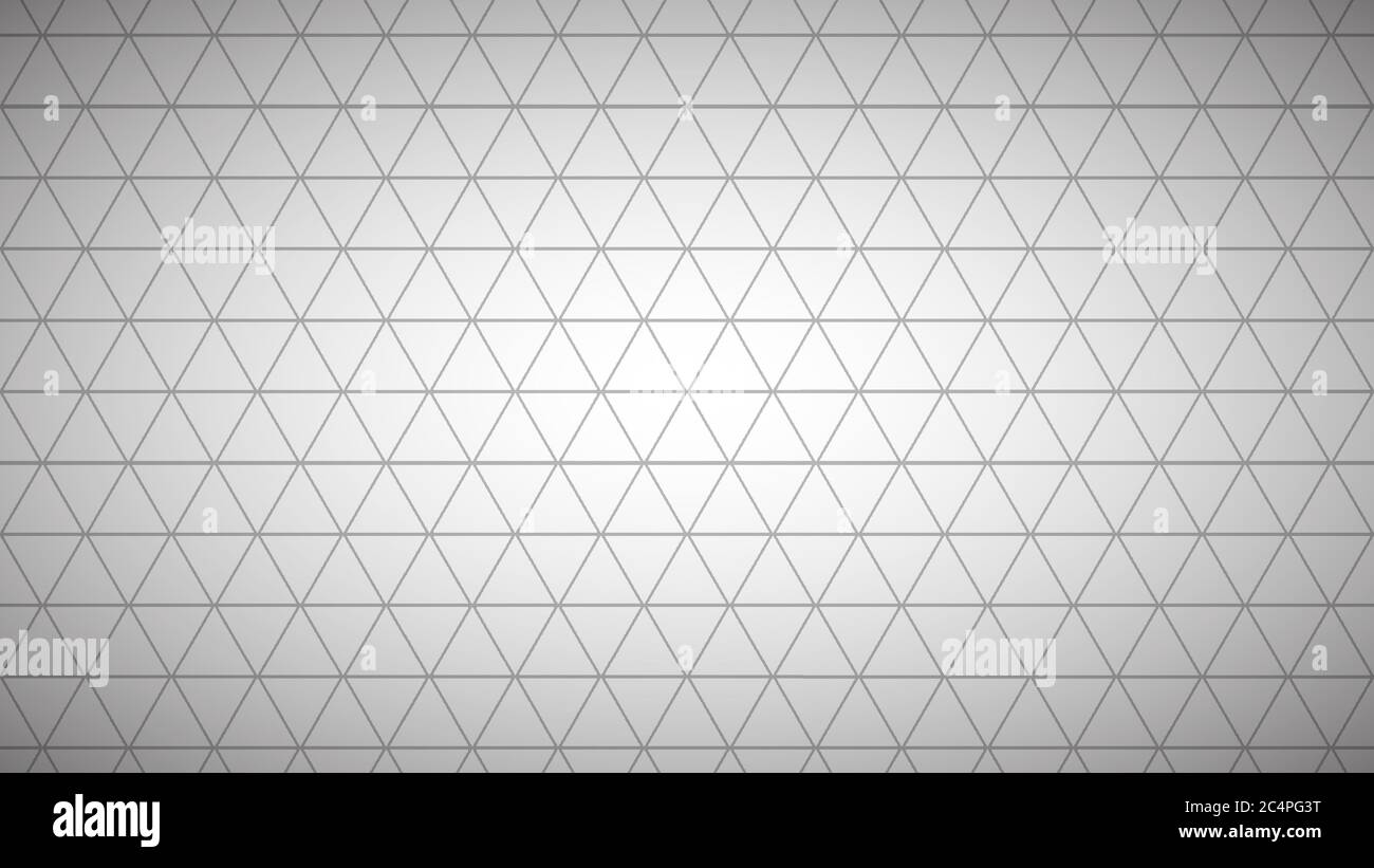 Abstract light background of small triangles in white and gray colors ...