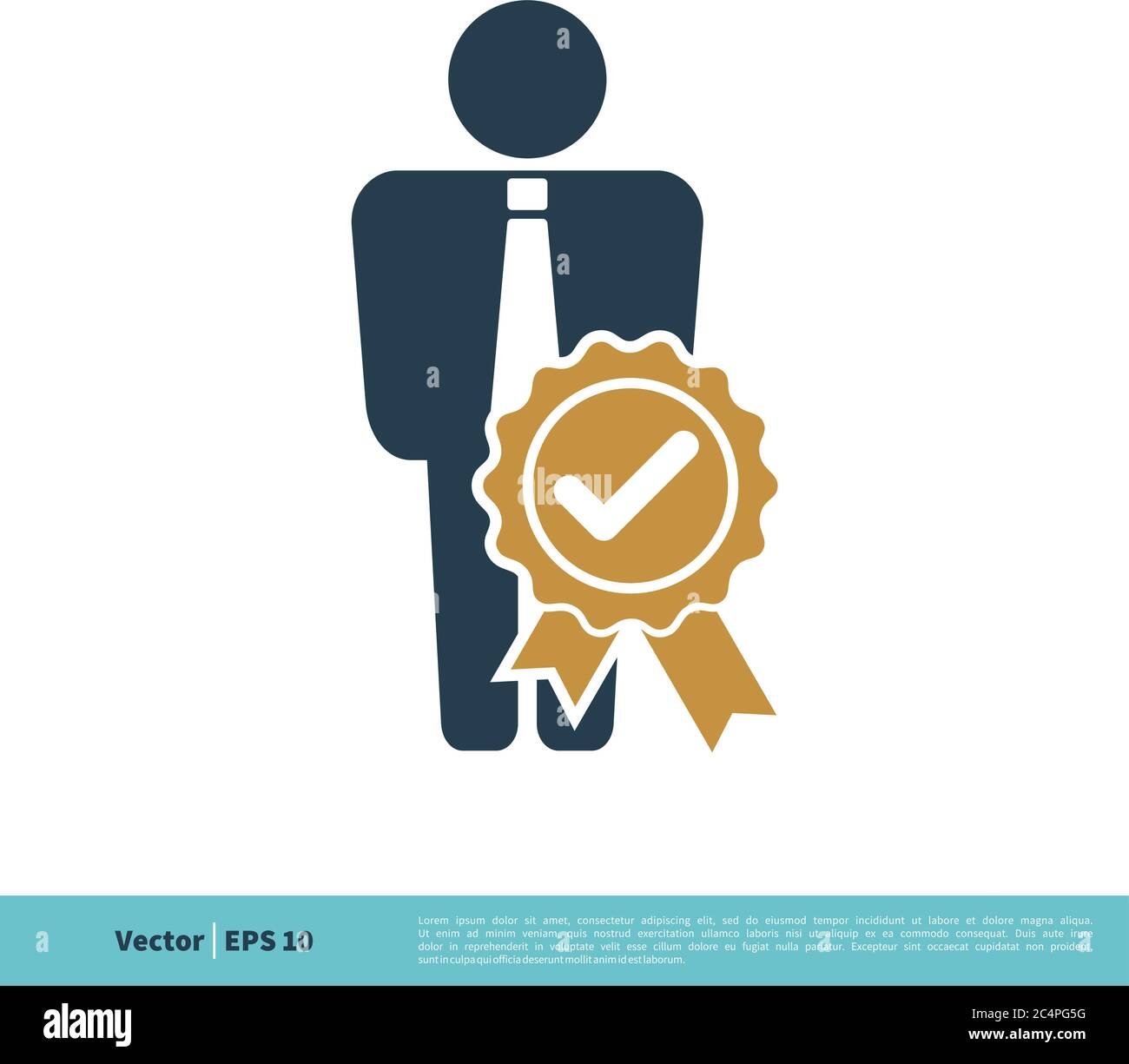 Best Employee Icon Vector Logo Template Illustration Design. Vector EPS ...