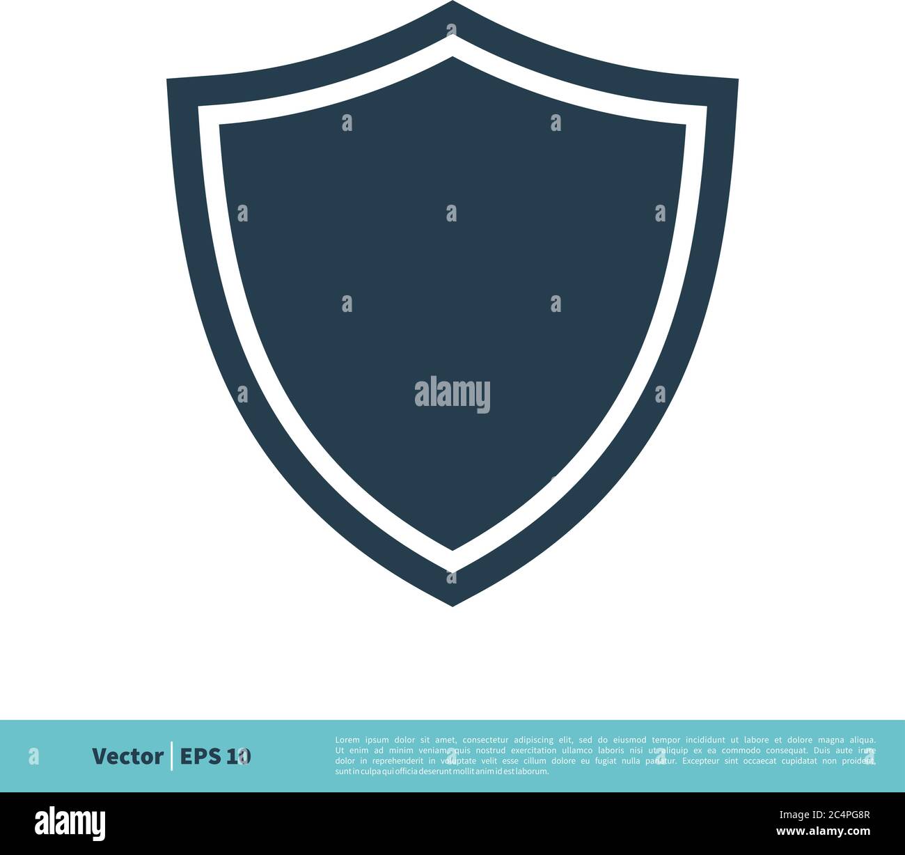 Shield Secure Icon Vector Logo Template Illustration Design. Vector EPS ...