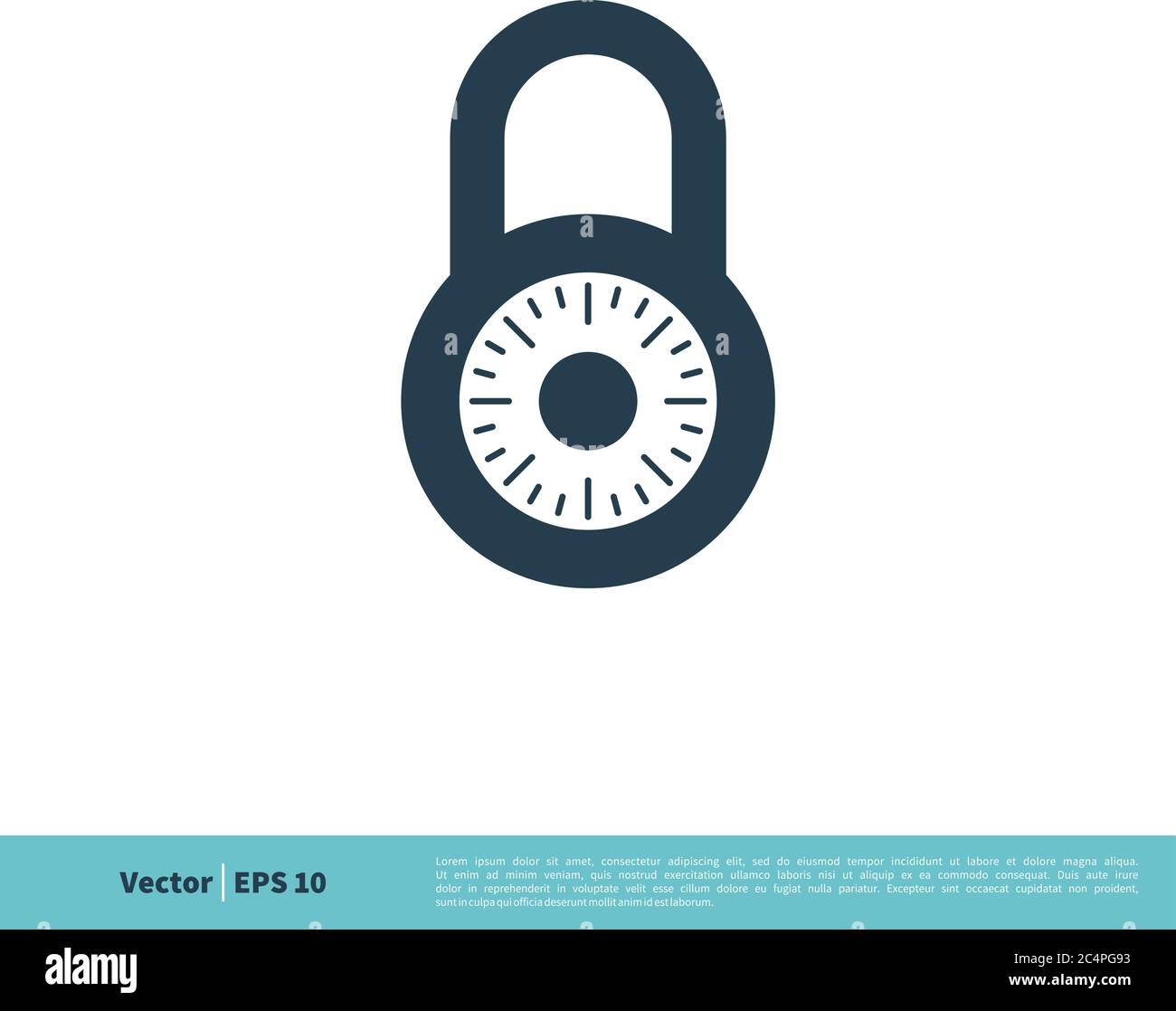 Padlock Icon Vector Logo Template Illustration Design. Vector EPS 10 ...