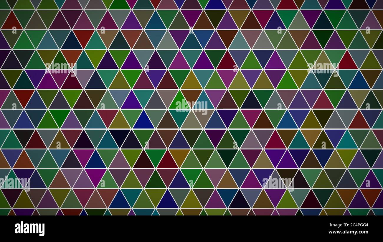 Abstract light background of small triangles in various colors Stock ...