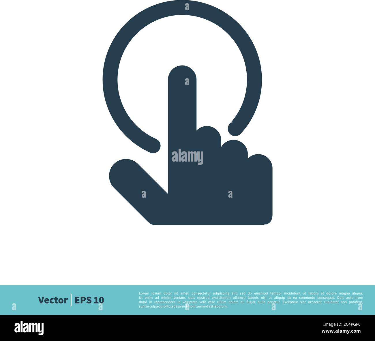 Pointer Finger Icon Vector Logo Template Illustration Design. Vector ...