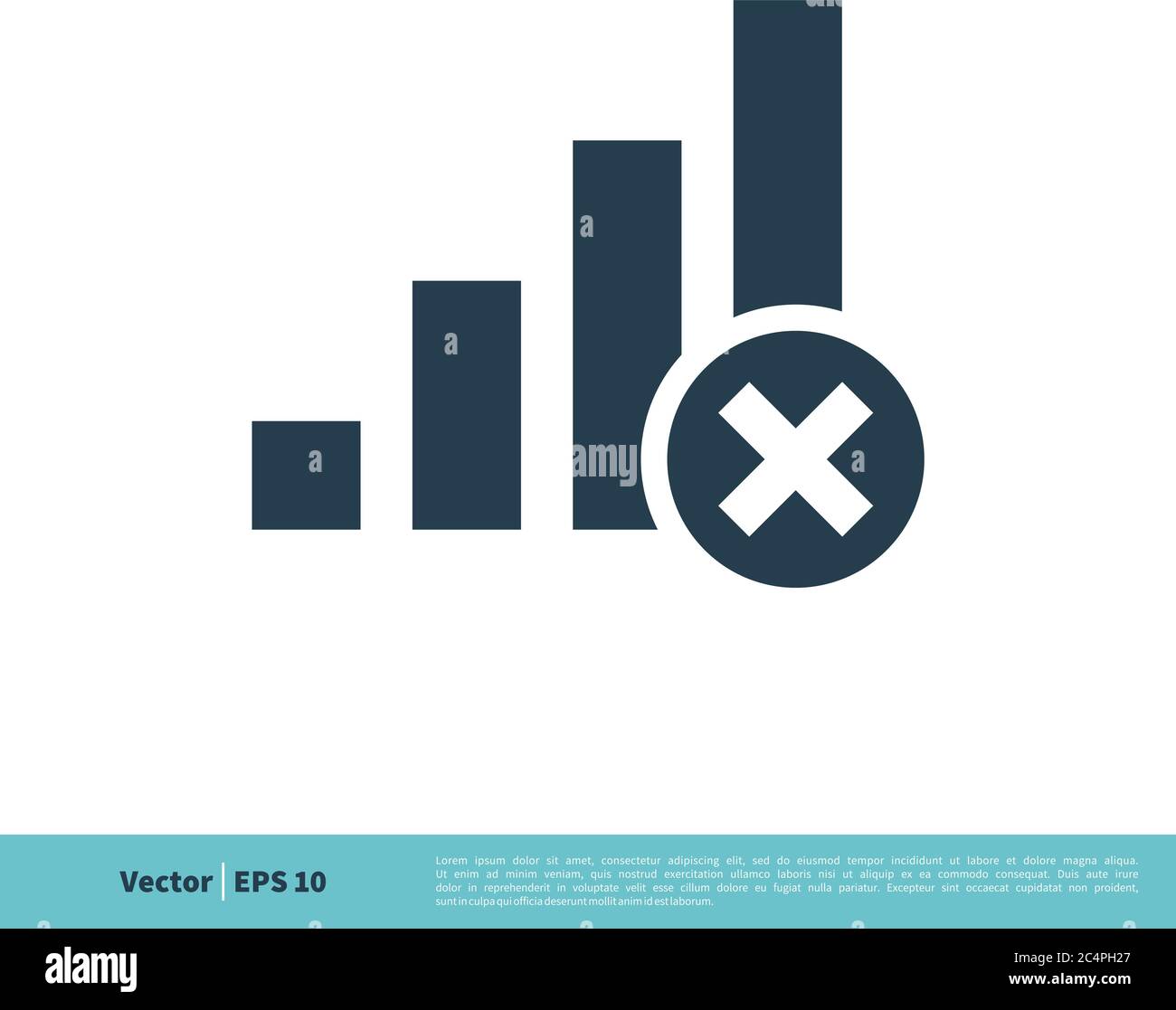 Mobile Signal Bar Icon Vector Logo Template Illustration Design. Vector ...