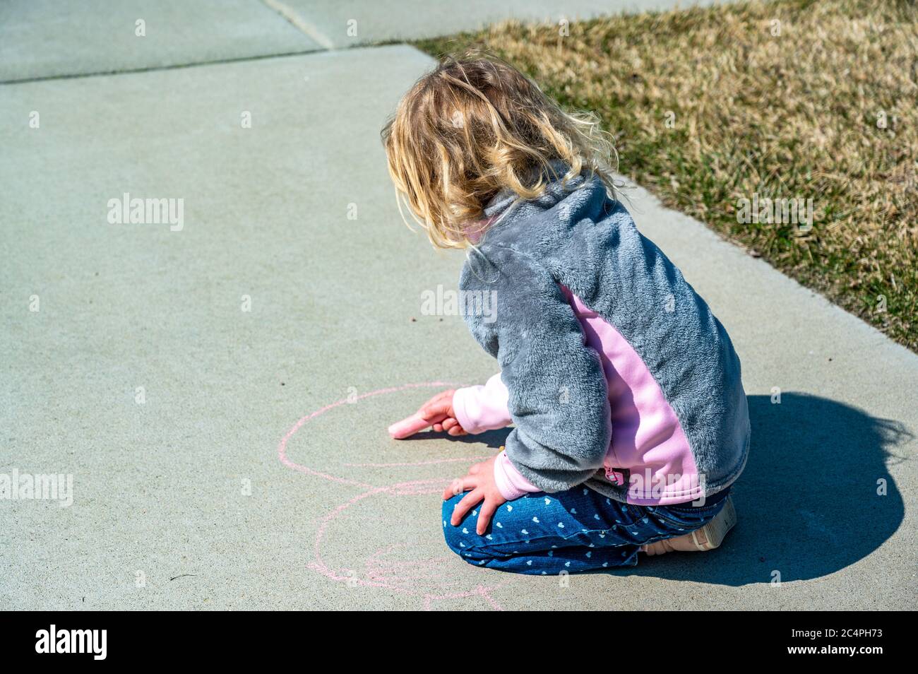 Child from behind playground hi-res stock photography and images - Alamy