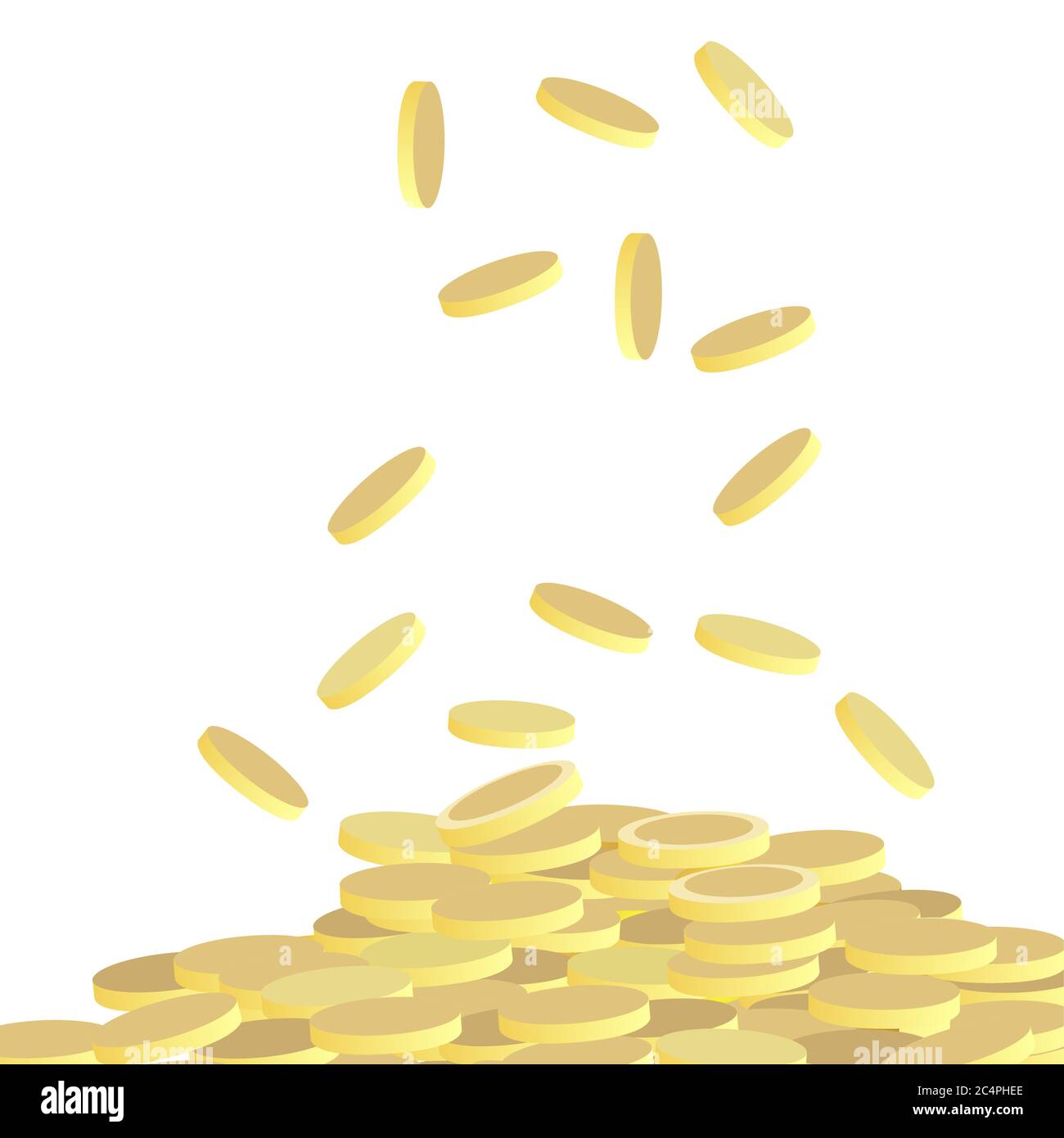 Cash pile Stock Vector Images - Alamy