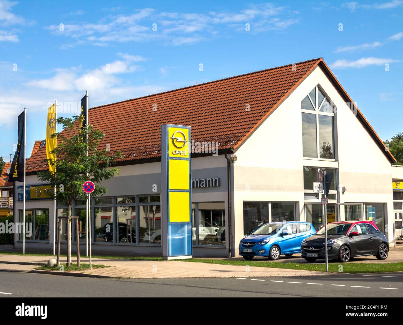 Furth, Bayern, GERMANY : Opel dealer and service center . Opel AG is a ...