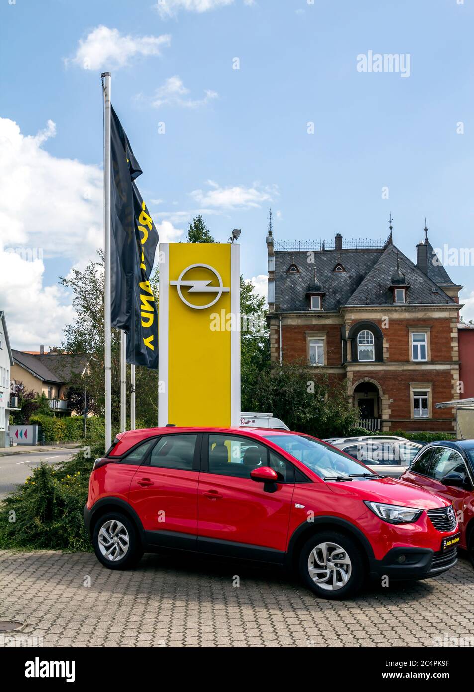 Weissenburg, Bayern, GERMANY : Opel logo . Opel AG is a German ...