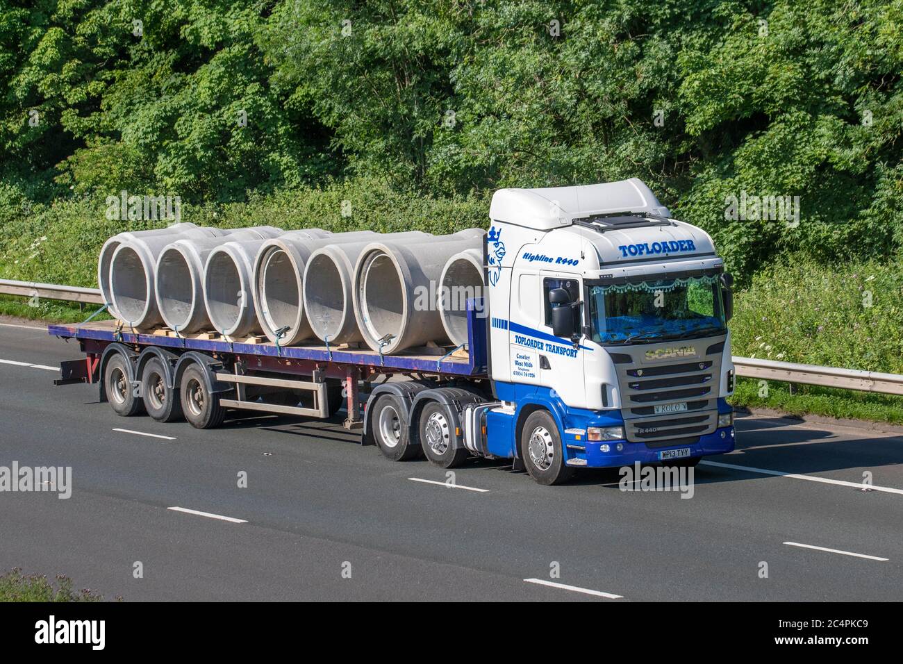 Cpm precast concrete flexible jointed pipes hi-res stock photography ...