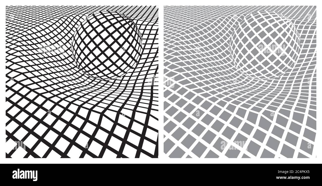 Abstract vector composition of geometric shapes and curved space at ...