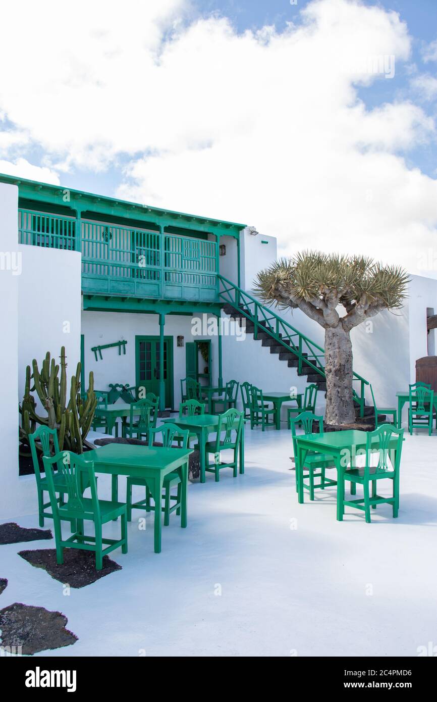Beautiful green chairs on white background Stock Photo - Alamy