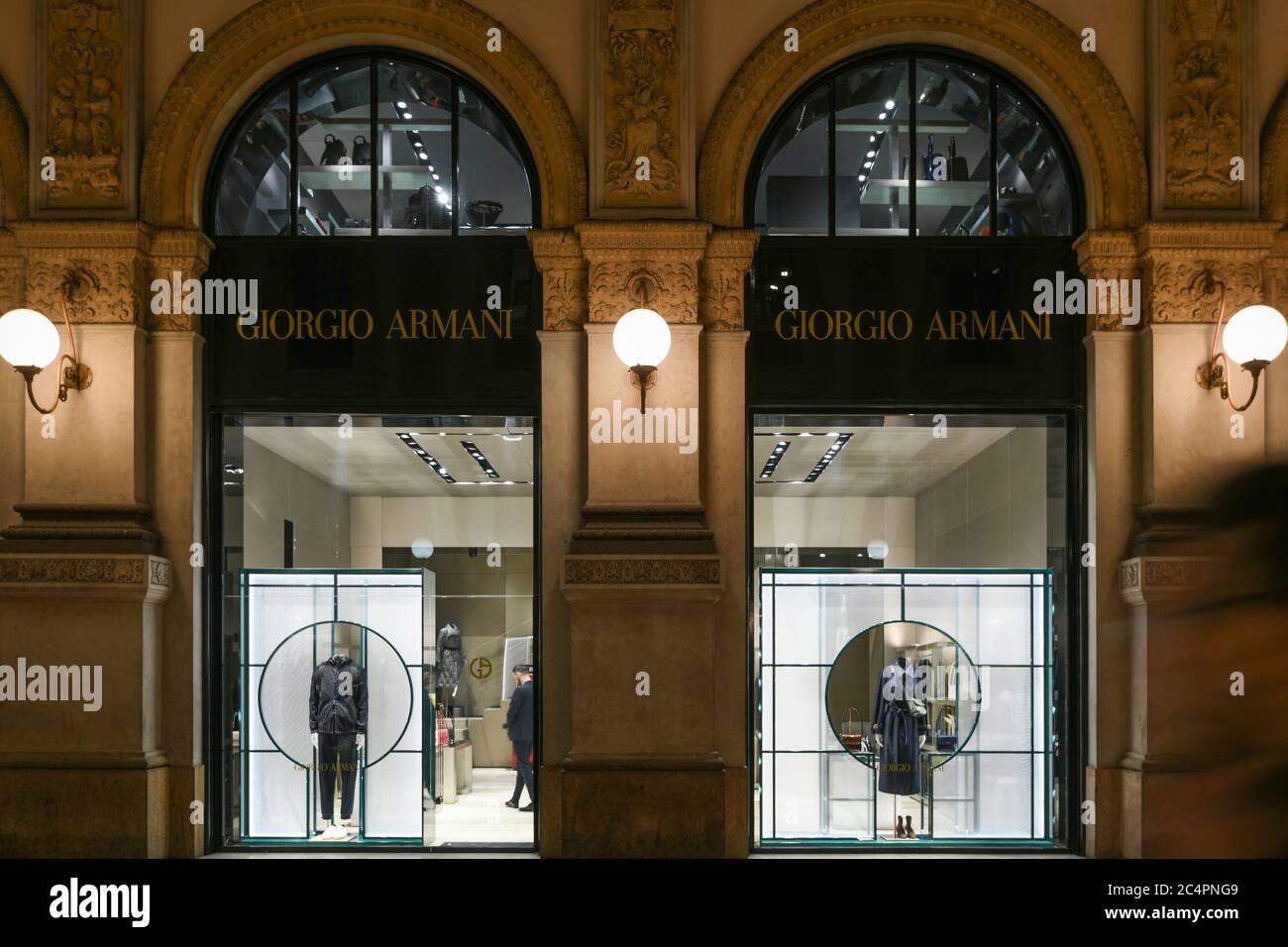 Armani shop italy hi-res stock photography and images - Alamy