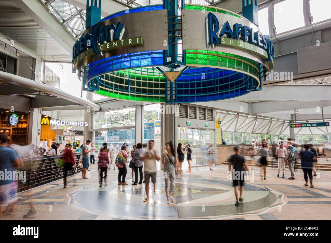 Raffles city shopping center hi-res stock photography and images - Alamy