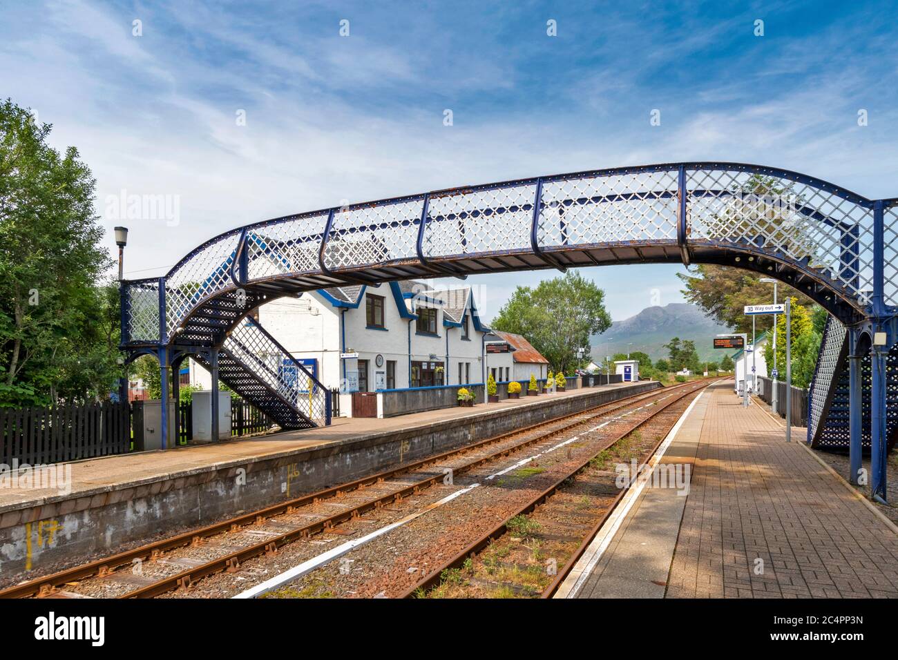 LOCH CARRON ROSS-SHIRE WEST COAST OF SCOTLAND AND SCOTRAIL STRATHCARRON ...