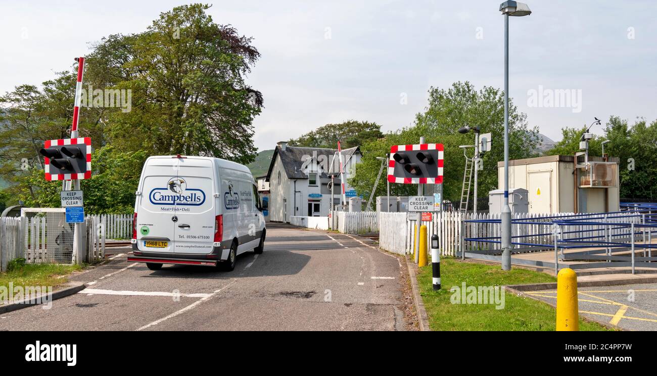 Strathcarron Level Crossing High Resolution Stock Photography and ...