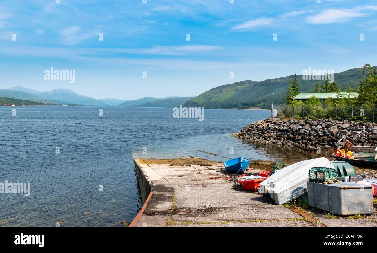 STROMEFERRY LOCH CARRON ROSS-SHIRE ON THE WEST COAST OF SCOTLAND THE ...