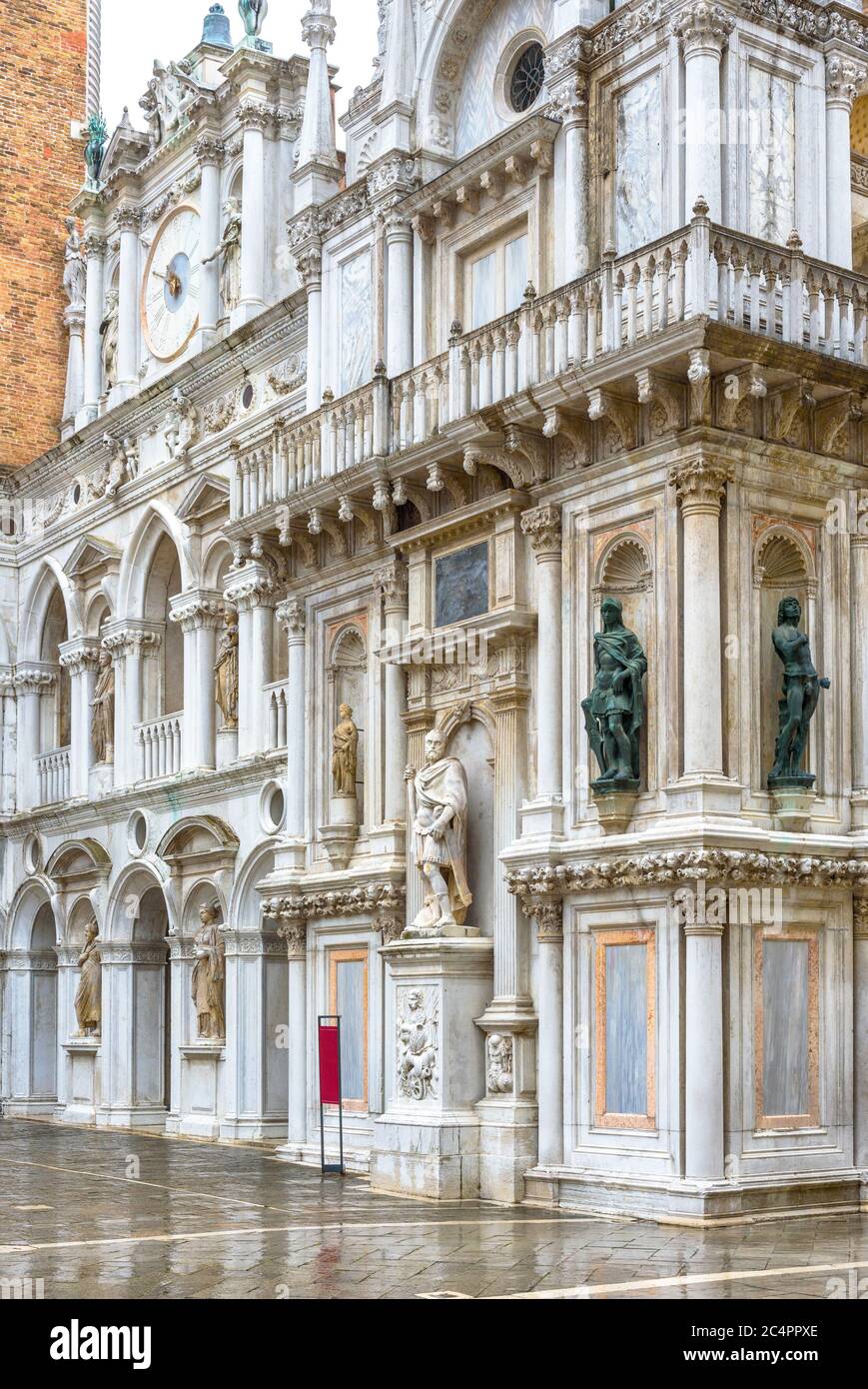 Doge`s Palace or Palazzo Ducale, Venice, Italy. It is one of the top ...