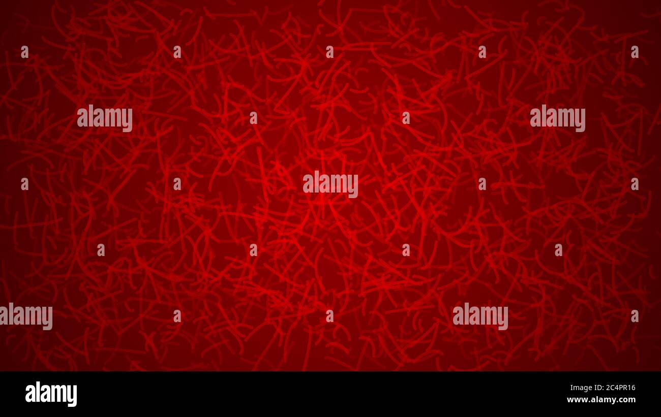 Abstract light background of curves or scratches in red colors Stock ...